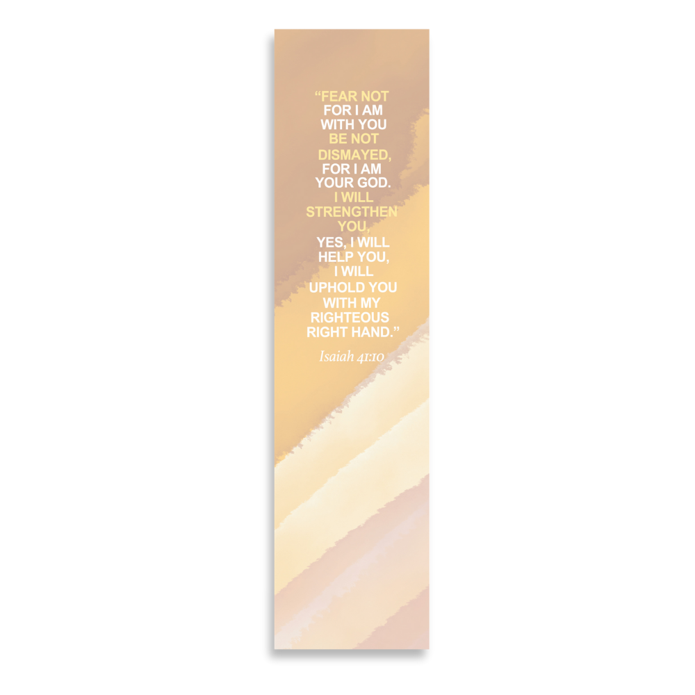 Christian Bookmark Packs with Bible Verse Isaiah 41:10; Fear Not For I ...