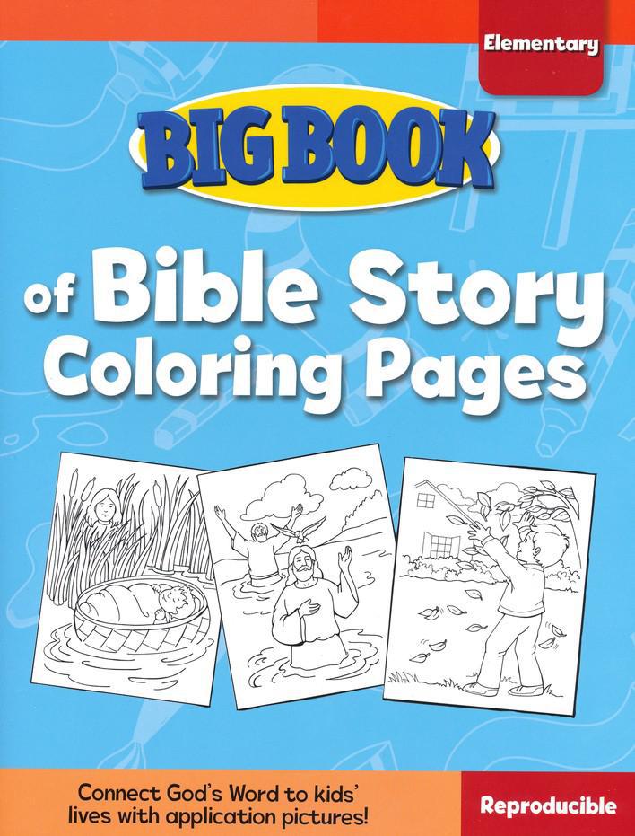 Big Book of Bible Story Coloring Pages for Elementary Kids – Simply ...