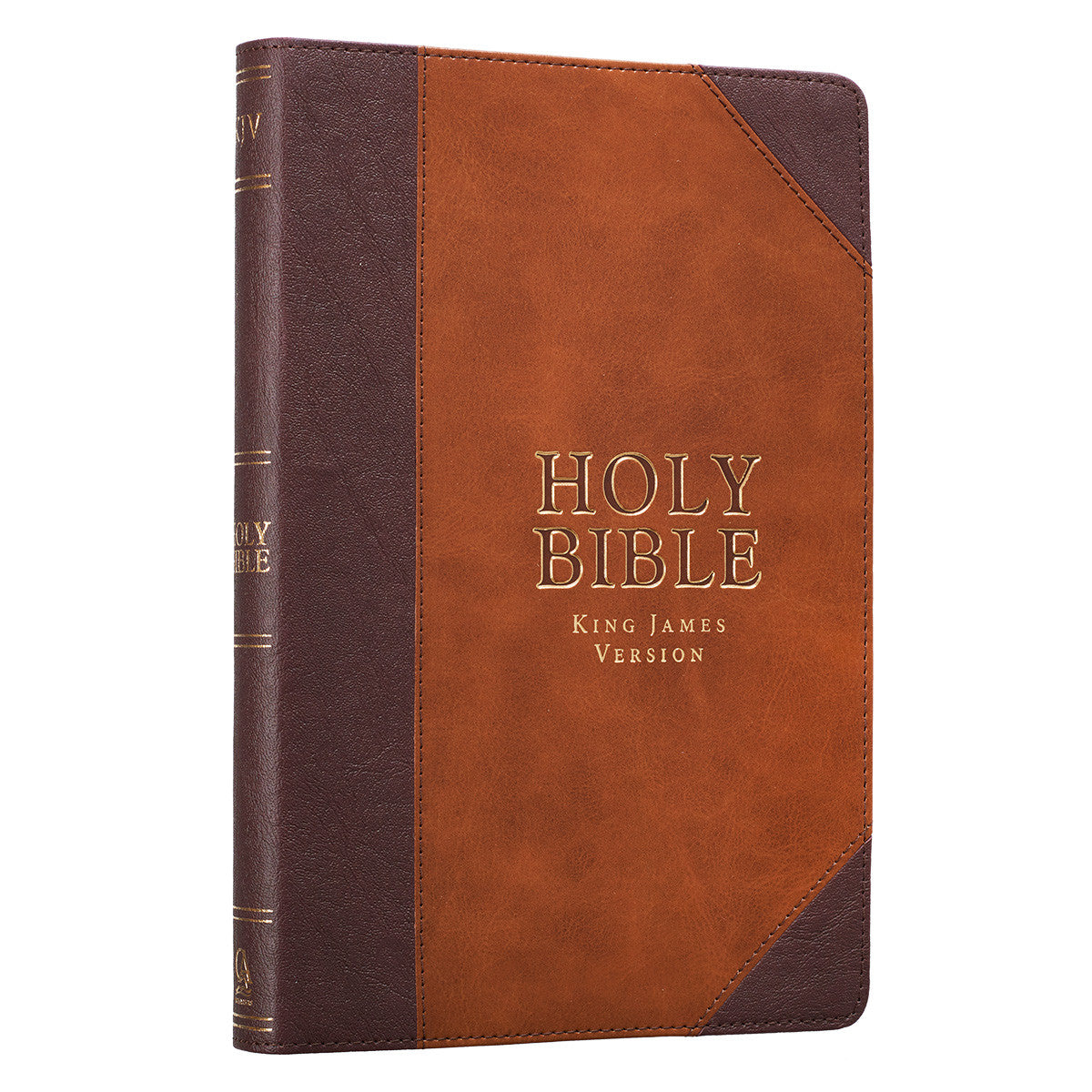 KJV Brown Portfolio Design Large Print Thinline LuxLeather Bible ...