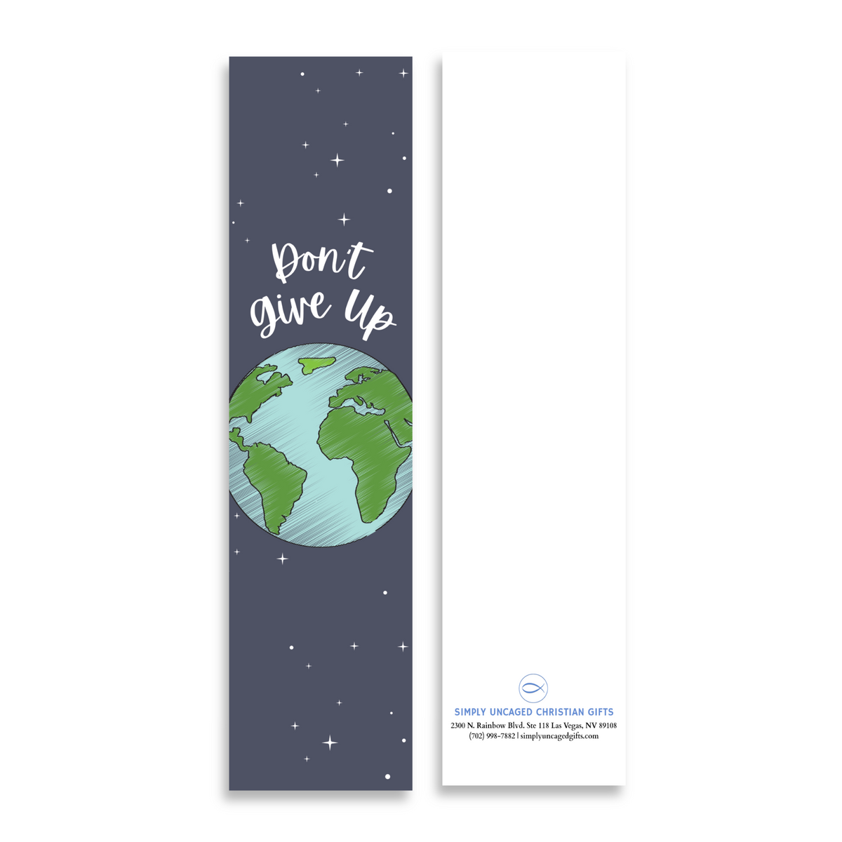 Inspirational Encouraging 8'X2' Bookmark | Don't Give Up – Simply ...