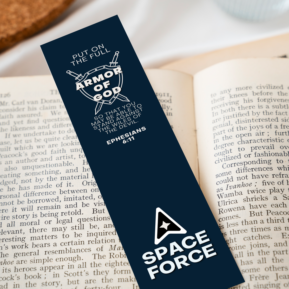 Christian Military Bookmark Packs U.S. Space Force with Bible Verse Ep ...