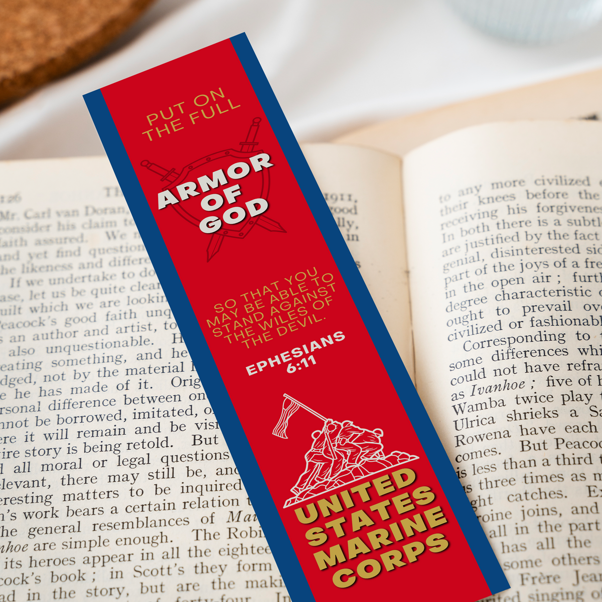 Christian Military Bookmark Packs U.S. Marine Corps with Bible Verse E – Simply Uncaged ...