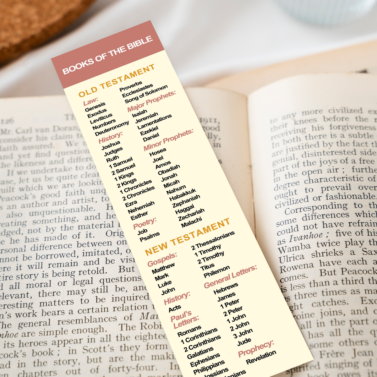 Christian Bookmark Packs Books of the Bible – Simply Uncaged Christian ...
