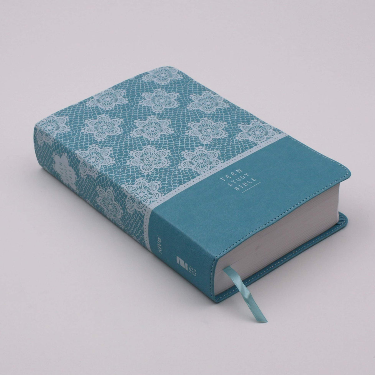 Personalized NIV Teen Study Bible Leathersoft Light Blue – Simply ...