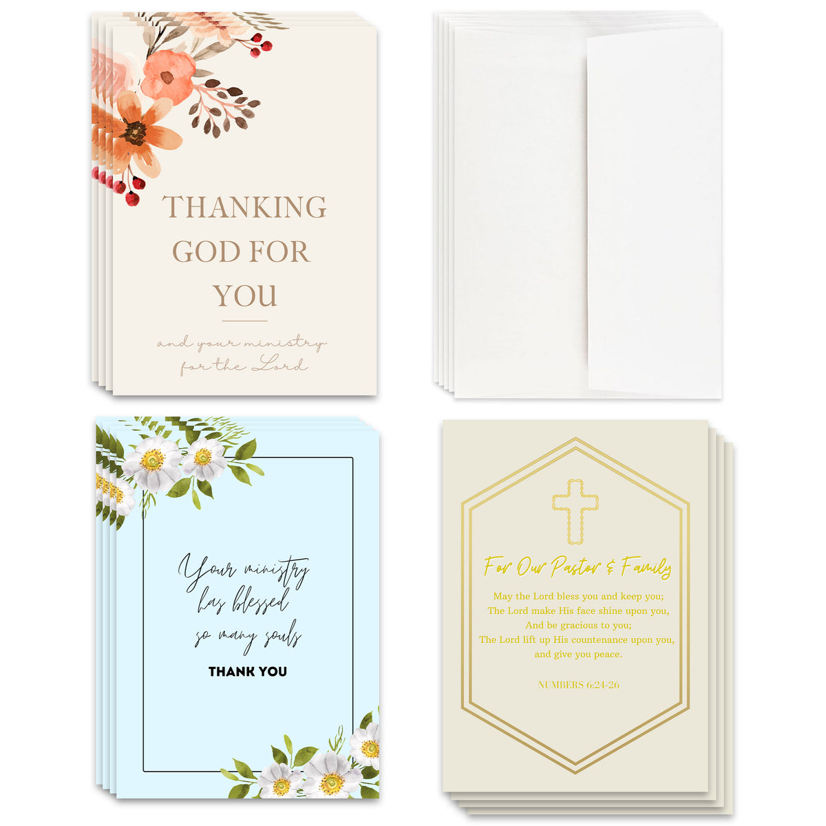 Ministry Appreciation Variety Card Pack Assortment For Pastor, For Min ...