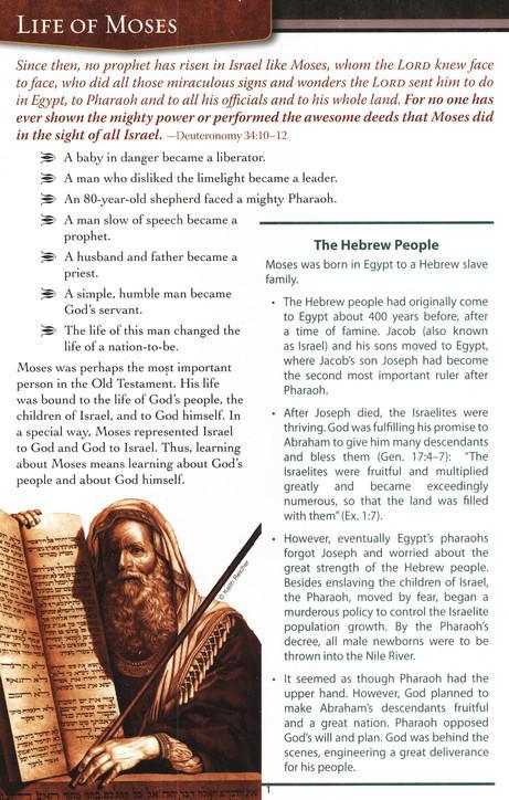 Life of Moses Pamphlet – Simply Uncaged Christian Gifts