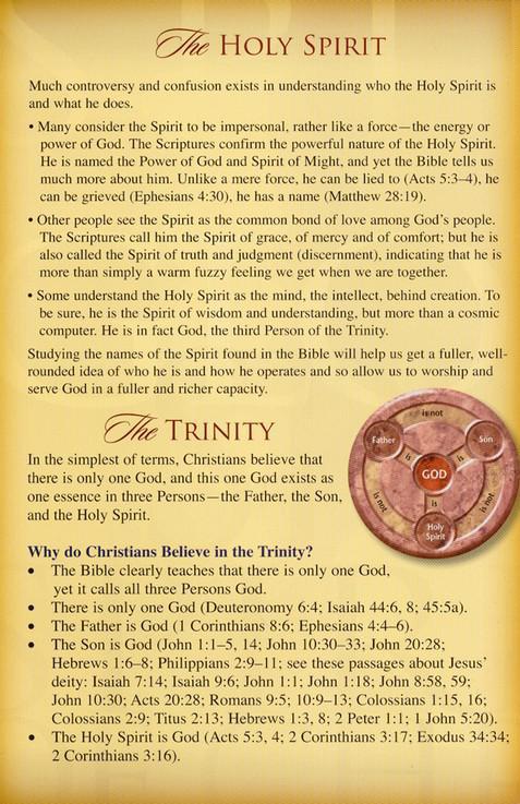 Names of The Holy Spirit Pamphlet – Simply Uncaged Christian Gifts
