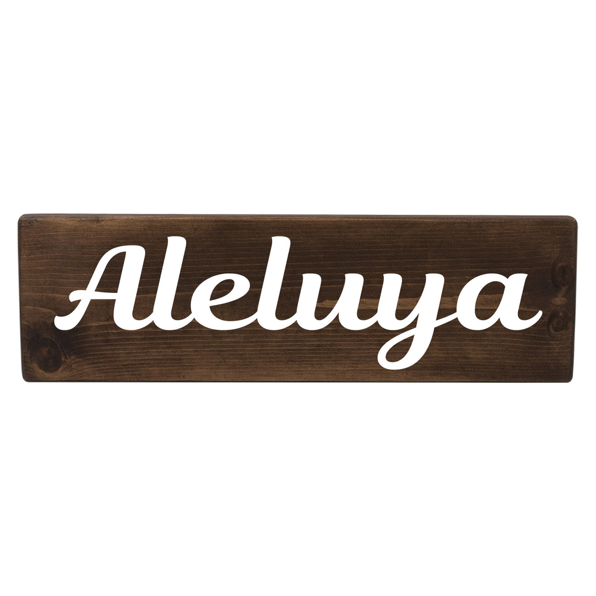 Aleluya Spanish Wood Decor – Simply Uncaged Christian Gifts