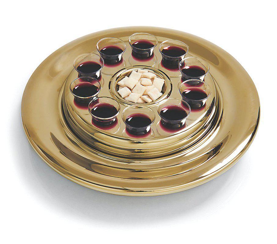 RemembranceWare Brass Bread Plate Insert for Small Group Communion ...