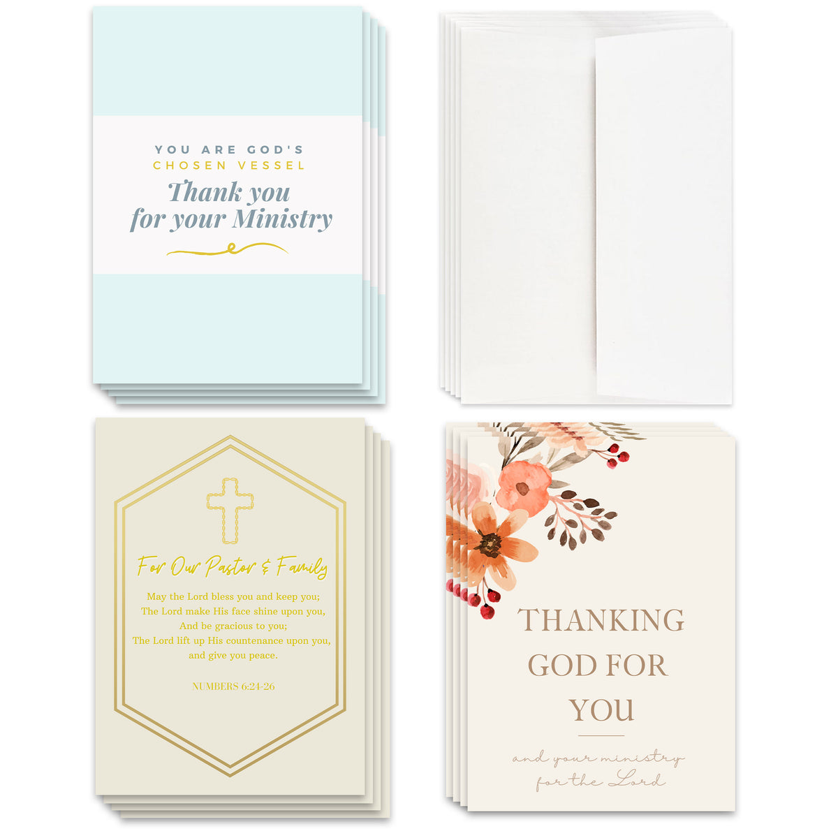 Ministry Appreciation Variety Card Pack Assortment For Pastor, For Min ...