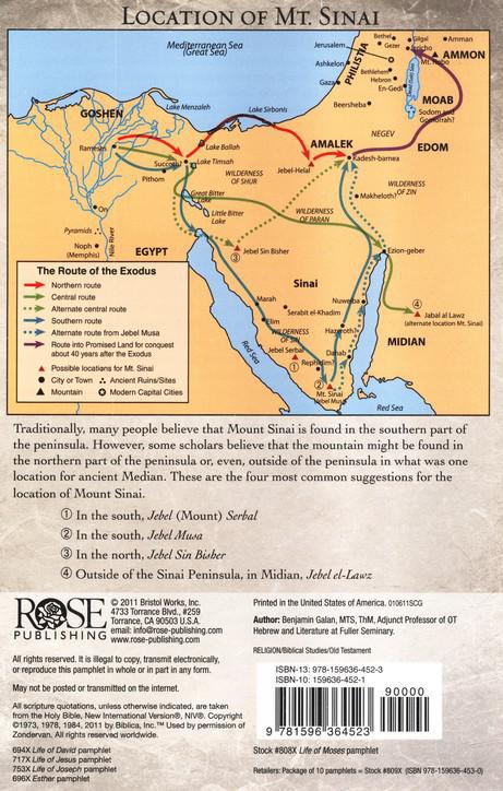 Life of Moses Pamphlet – Simply Uncaged Christian Gifts