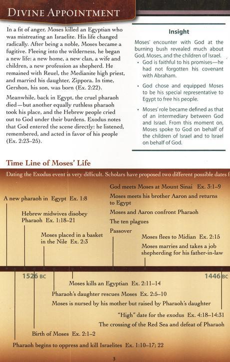 Life of Moses Pamphlet – Simply Uncaged Christian Gifts