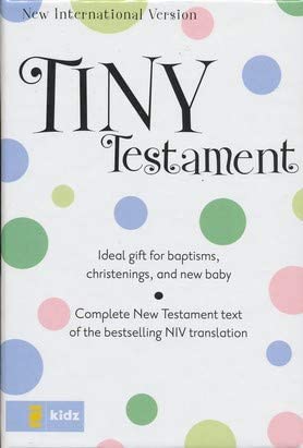 Personalized NIV Tiny Testament Bible New Testament Leathersoft Blue N ...