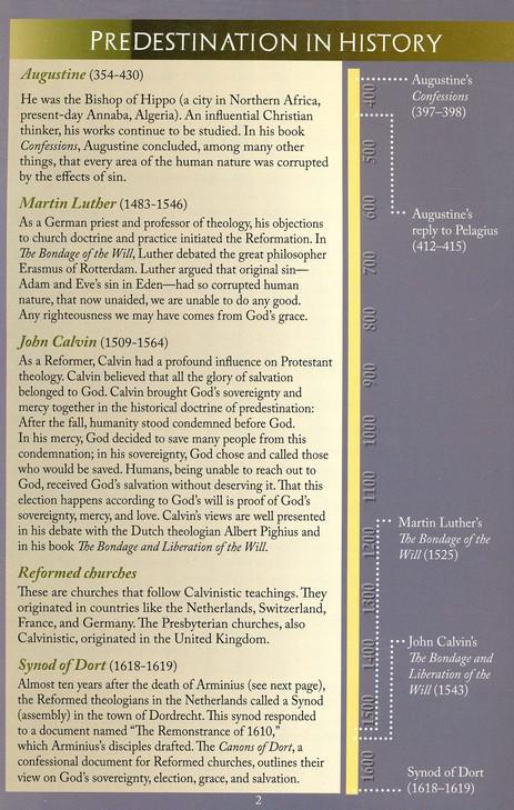 Free Will vs Predestination Pamphlet – Simply Uncaged Christian Gifts