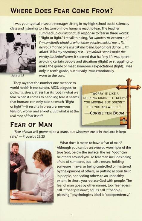Breaking the Bonds of Fear Pamphlet – Simply Uncaged Christian Gifts