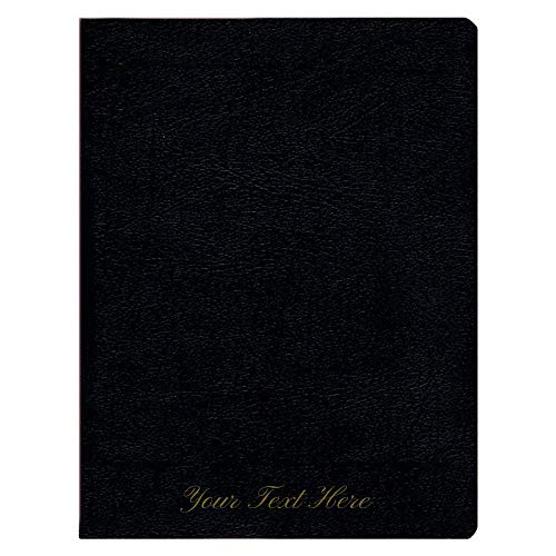 Personalized Custom Text Your Name NKJV Dake Black Bonded Leather ...